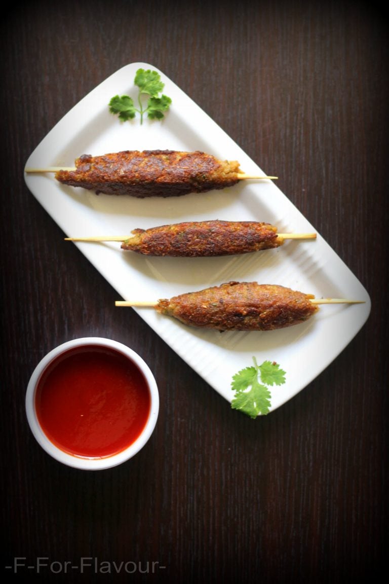 Soya Kabab | Soya Seekh Kabab | Starters Recipe by F for Flavour